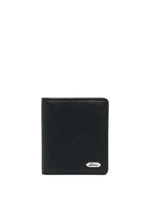 Brioni Bi-fold Leather Wallet - Black