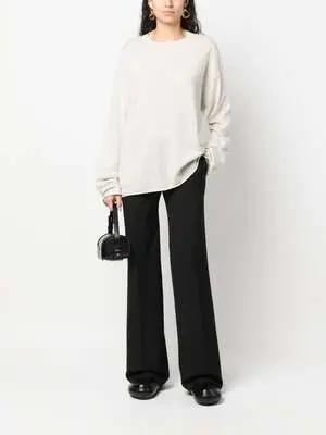 QUIRA Mid-rise Wide-leg Trousers