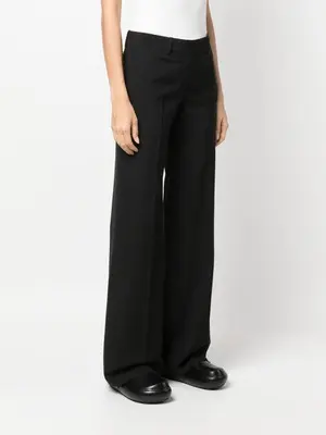 QUIRA Mid-rise Wide-leg Trousers