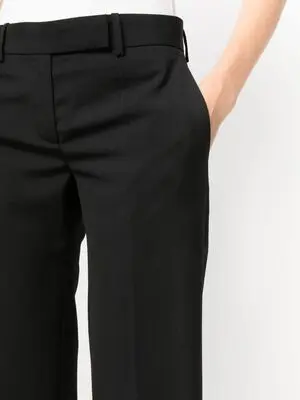 QUIRA Mid-rise Wide-leg Trousers