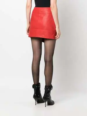 Zadig&Voltaire Junko Cuir Leather Miniskirt