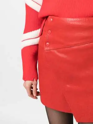 Zadig&Voltaire Junko Cuir Leather Miniskirt
