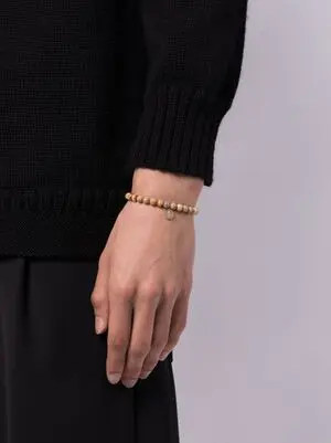 SYDNEY EVAN 14kt Yellow Gold Buddha Beaded Bracelet
