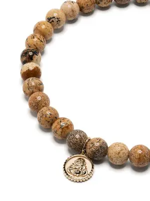 SYDNEY EVAN 14kt Yellow Gold Buddha Beaded Bracelet