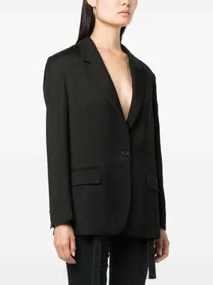 MSGM Notched-lapels Single-breasted Blazer