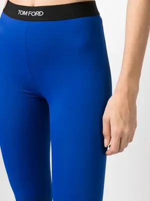 TOM FORD Logo-waistband Leggings