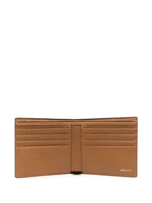 Bally Monogram-pattern Bi-fold Leather Wallet