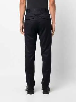 PT TORINO Mid-rise Tailored Trousers - Blue