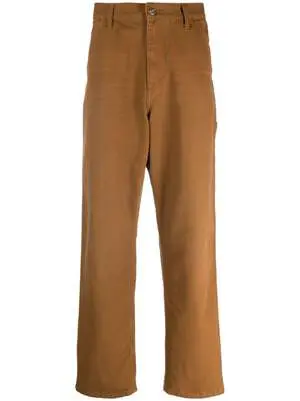 Carhartt Work In Progress Single Knee Straight-leg Trousers - Brown