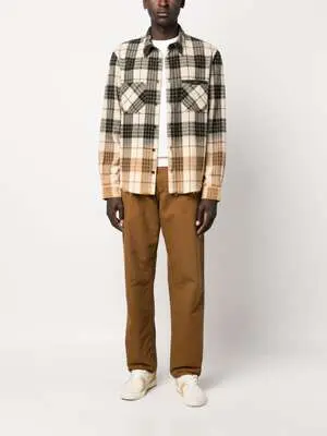 Carhartt Work In Progress Single Knee Straight-leg Trousers - Brown