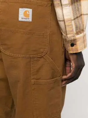 Carhartt Work In Progress Single Knee Straight-leg Trousers - Brown