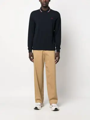 Fred Perry Logo-embroidered Cotton Polo Shirt