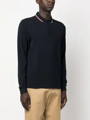 Fred Perry Logo-embroidered Cotton Polo Shirt