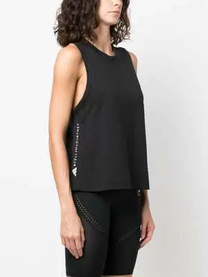 Adidas By Stella McCartney Logo-print Tank Top - Black