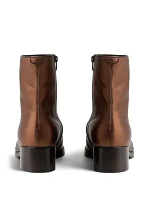 Dsquared2 Metallic-effect Leather Boots