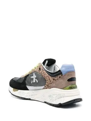 Premiata Mase Logo-patch Sneakers - Black