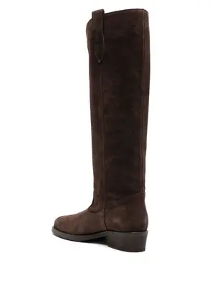 VIA ROMA 15 Panelled Suede Knee-high Boots