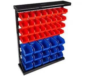 STALWART Wall Mount 47-bin Storage Rack Organiz Er - One-color