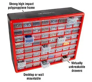 STALWART 64-drawer Storage Organizer