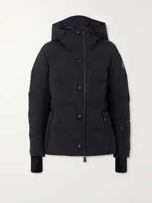 Moncler Guyane Hooded Down Jacket - Black
