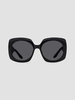 Barton Perreira X Sarah Hoover Delia 57mm Hexagonal Sunglasses
