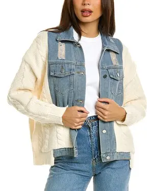 AVANTLOOK Avantlook Sweater Jacket - Blue