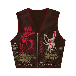 CACTUS JACK BY TRAVIS SCOTT Sleeveless Zip Up Vest