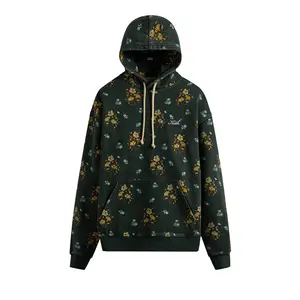 Kith Begonia Floral Williams III Hoodie Green