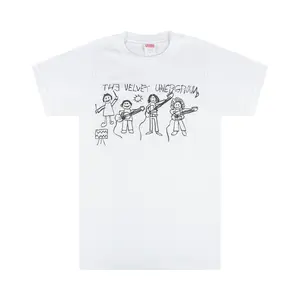 Supreme The Velvet Underground Drawing T-shirt - White