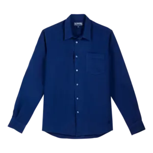 Vilebrequin Shirt Solid Shirt Caroubis - Blue