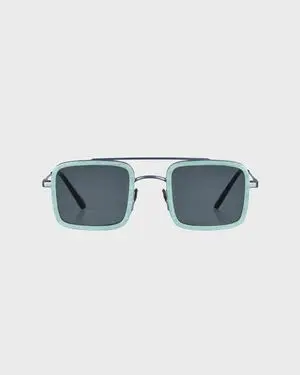 Vilebrequin Vbq X Shelter Square Frame Sunglasses - Blue