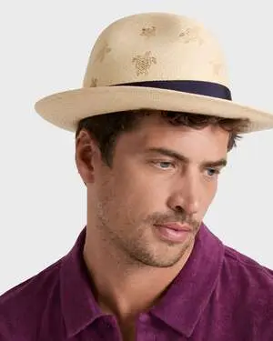 Vilebrequin X Borsalino Straw Panama Hat