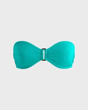Vilebrequin Bandeau Bikini Top Luce - Green