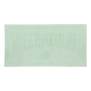 Vilebrequin Beach Towel Cotton Solid Mineral Towel Sand Green