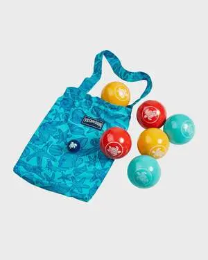 Vilebrequin Wooden Petanque Game Beach Accessories Vbqroll - Multi