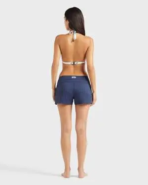 Vilebrequin Flat Belt Stretch Swim Short - Blue