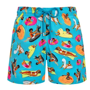 Vilebrequin Stretch Short Swim Trunks X Derrick Adams Swimming Trunk Moorise