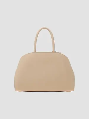 FERRAGAMO Hug Top-handle Bag - Stone