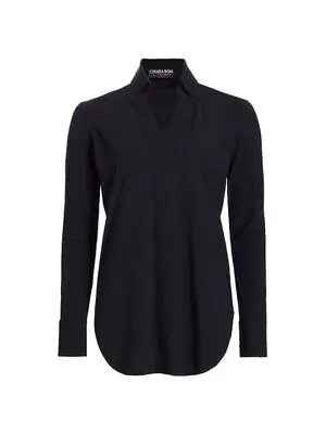 Chiara Boni La Petite Robe Atena Long-sleeve Blouse - Black