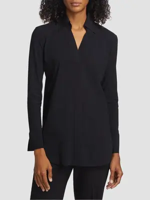 Chiara Boni La Petite Robe Atena Long-sleeve Blouse - Black