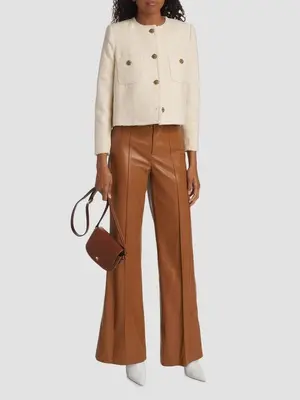 Ba&sh Meredith Tweed Cotton-blend Jacket - Ecru