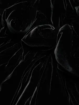 Giorgio Armani Crystal-embellished Velvet Strapless Gown