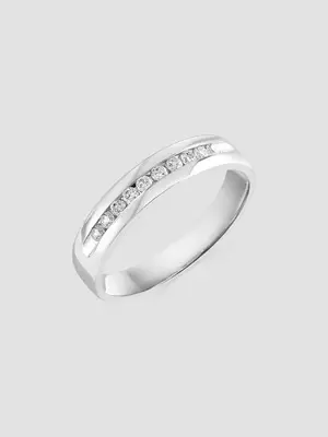 Saks Fifth Avenue Collection Collection Diamond & 14k White Gold Ring - Silver
