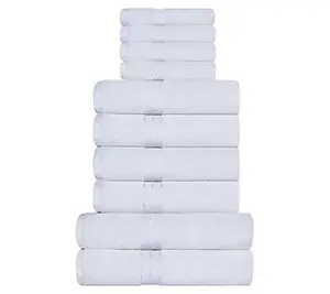 SUPERIOR Turkish Cotton Ultra-plush Solid 10-pi Ece Towel Set