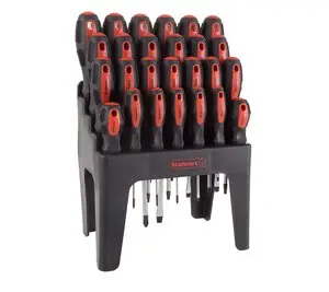 STALWART 26 Pc Screwdriver Set W/mount, Stand,agnetic Tips