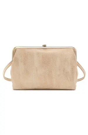 Hobo Lauren Leather Frame Crossbody Bag