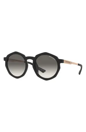Armani Exchange 51mm Irregular Sunglasses