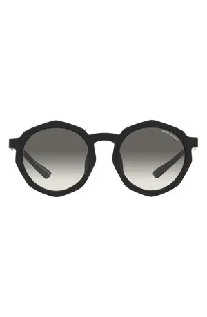 Armani Exchange 51mm Irregular Sunglasses