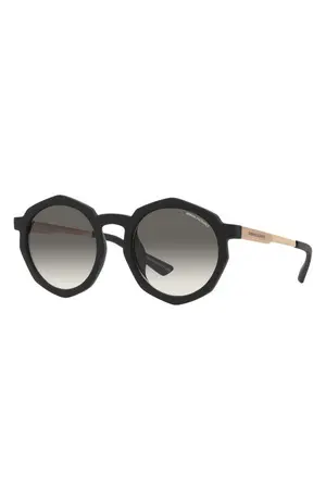 Armani Exchange 51mm Irregular Sunglasses