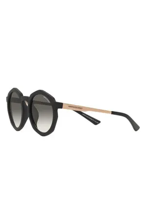 Armani Exchange 51mm Irregular Sunglasses